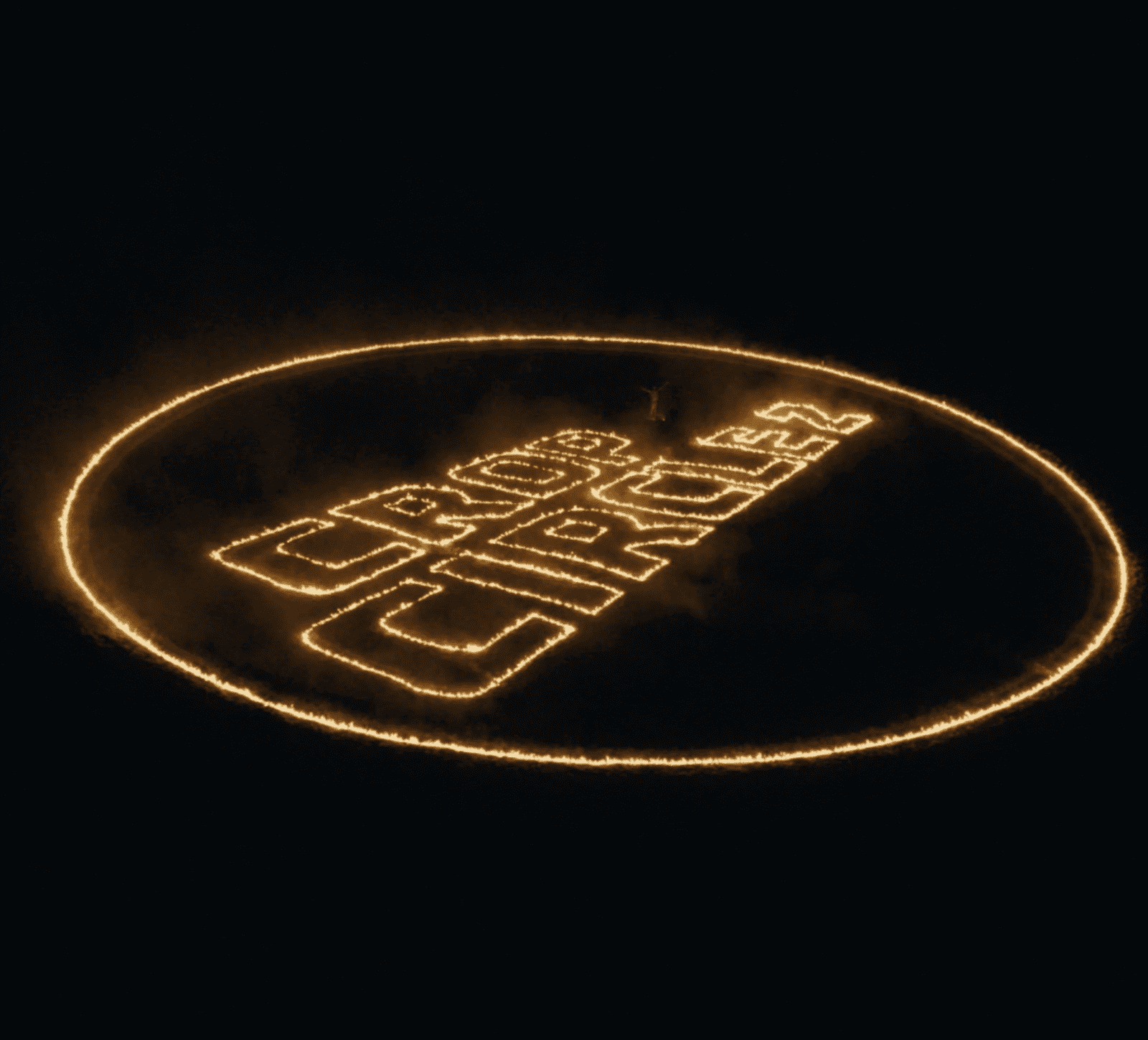 Giant Fire Circle For Nines' Album Cover - Glacial Art